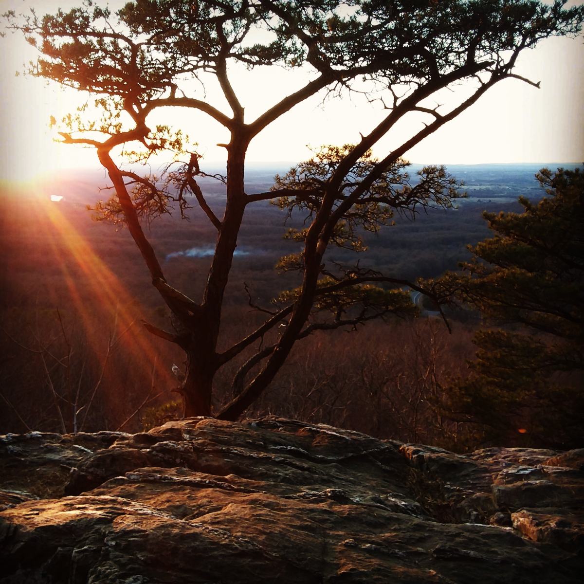 Sunset at Bear’s Den Rocks – Flying Squirrel Outdoors