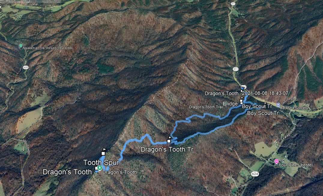 Dayhike: Dragon’s Tooth, Appalachian Trail, Virginia – Flying Squirrel Outdoors